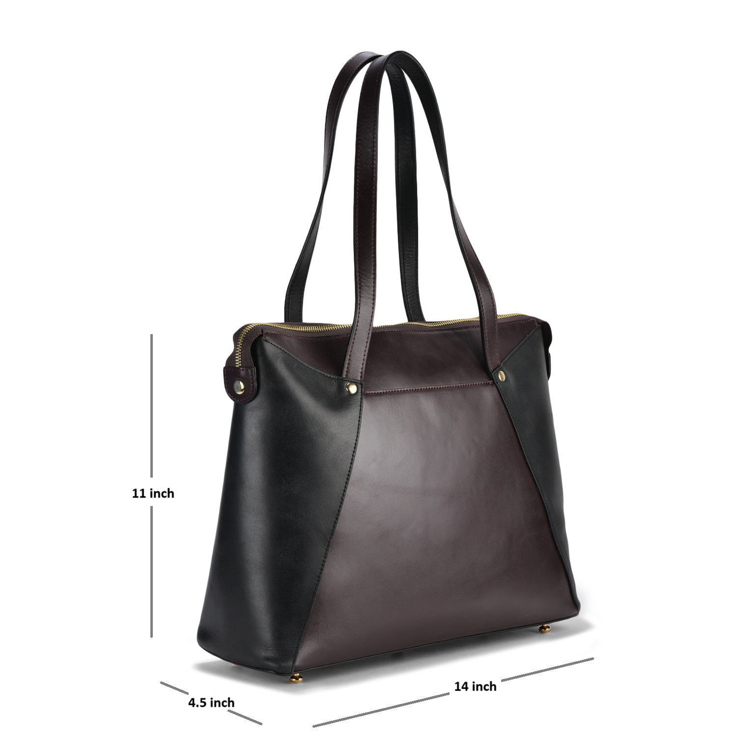 Lavina Dual Leather Tod Bag - hHSK Leather